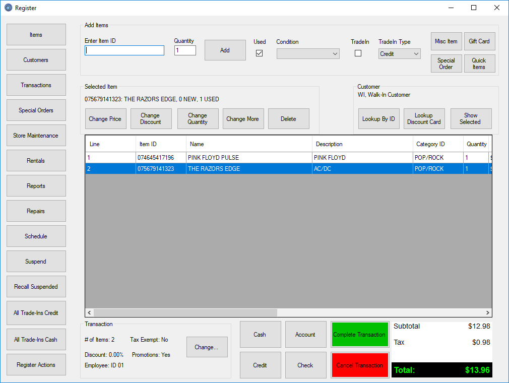 ThunderPOS Features - ThunderPOS