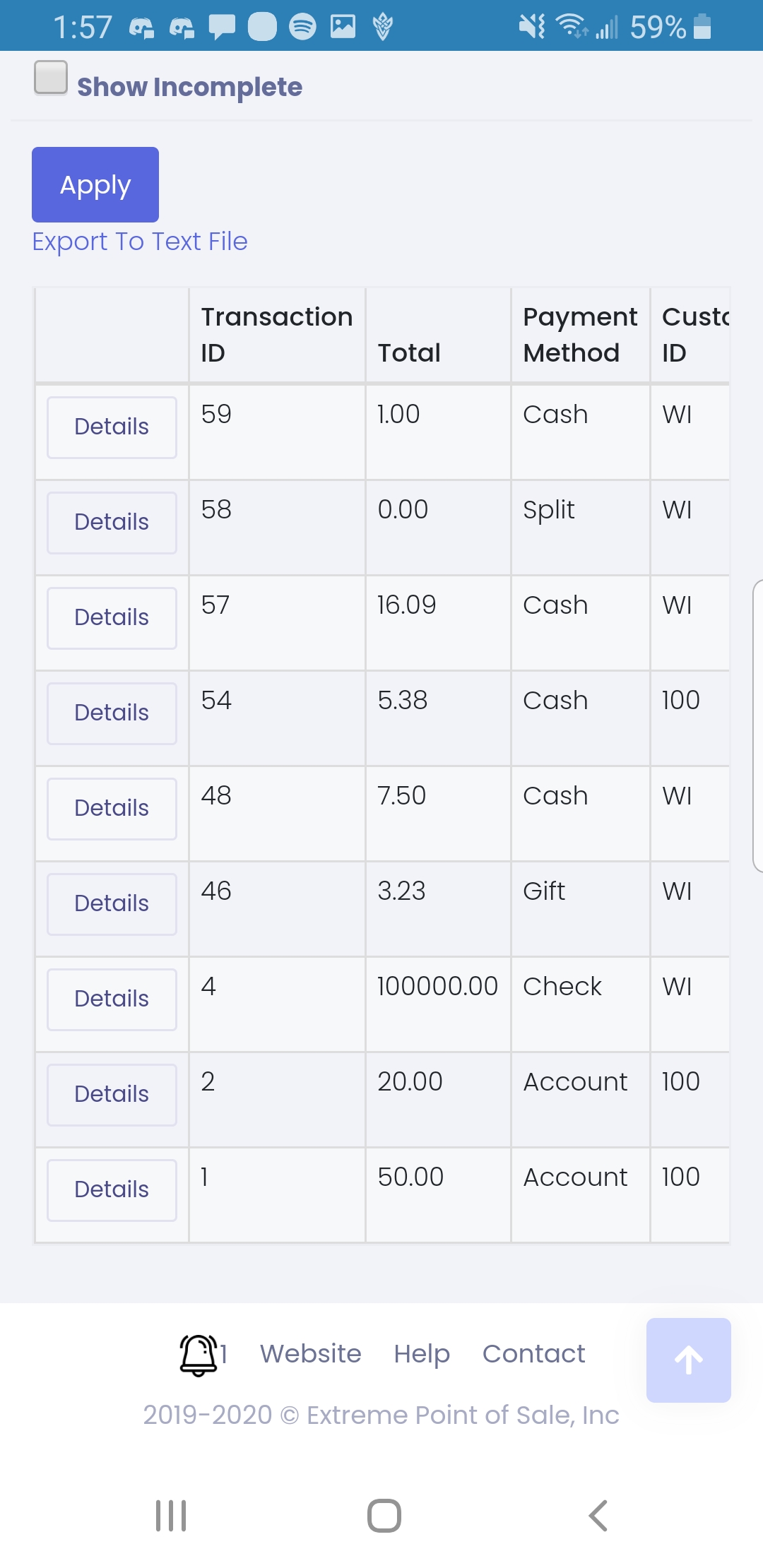 ThunderPOS.net BackOffice - ThunderPOS