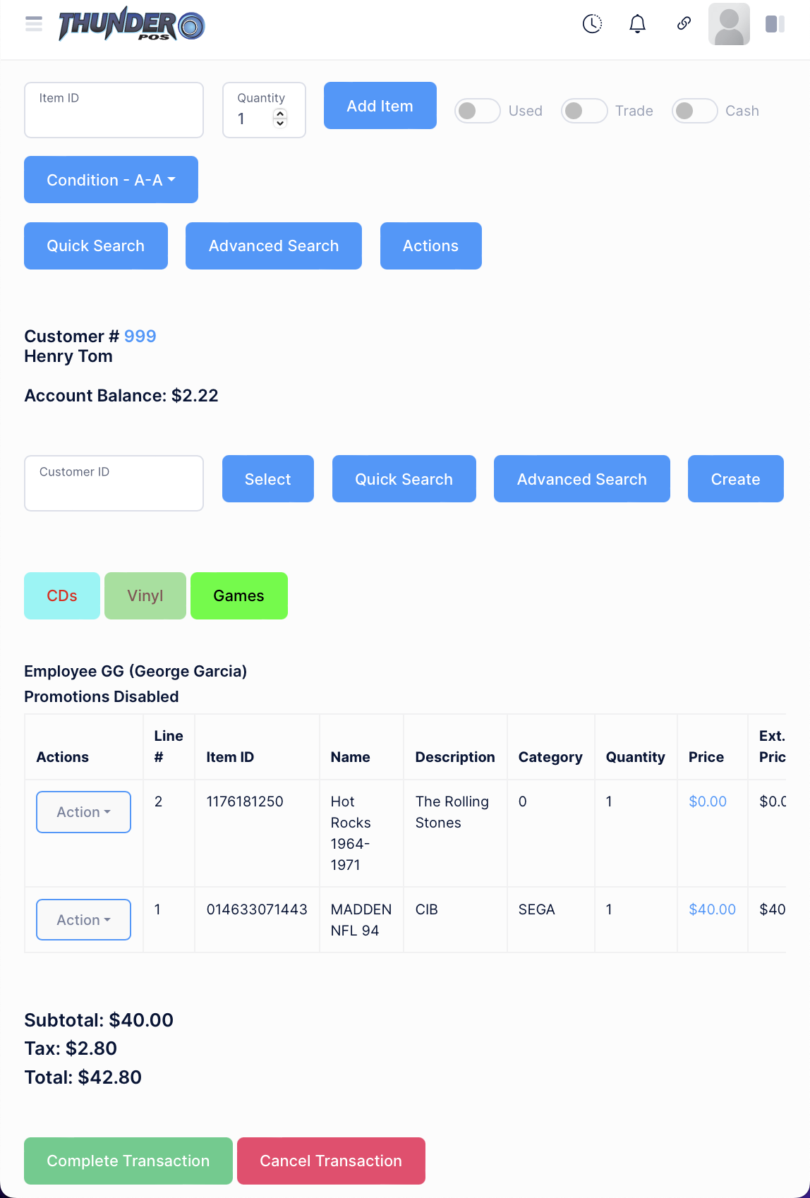 Register-Phone – ThunderPOS